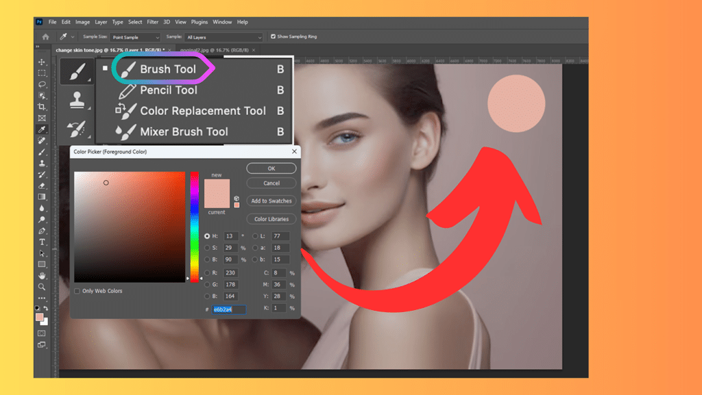 How to change skin tone or Color in Photoshop?