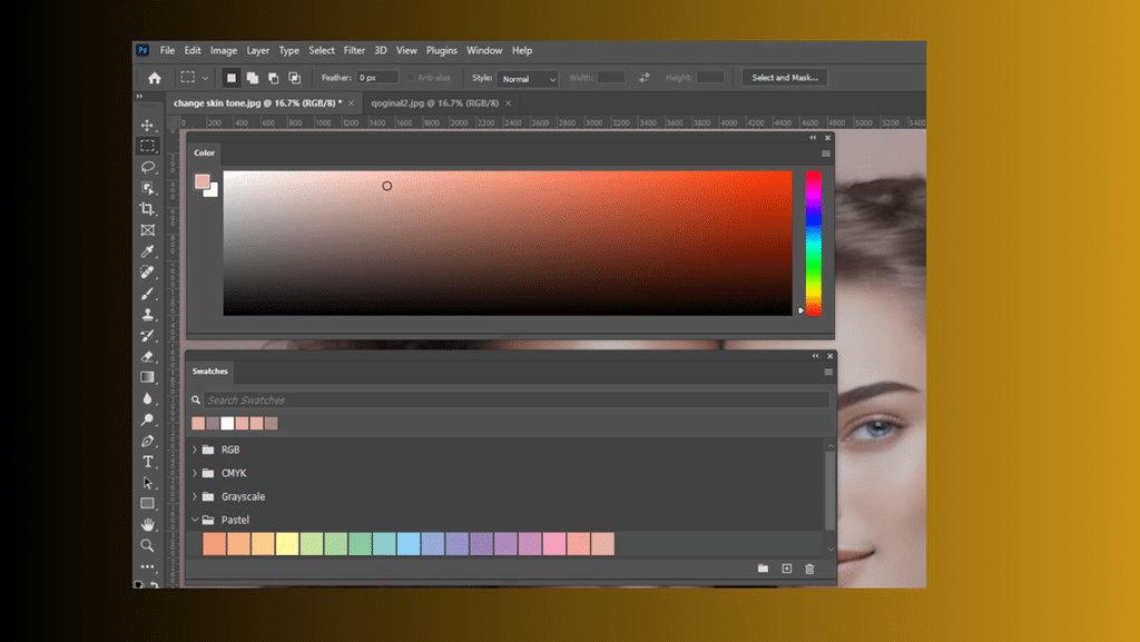 How to change skin tone or Color in Photoshop?