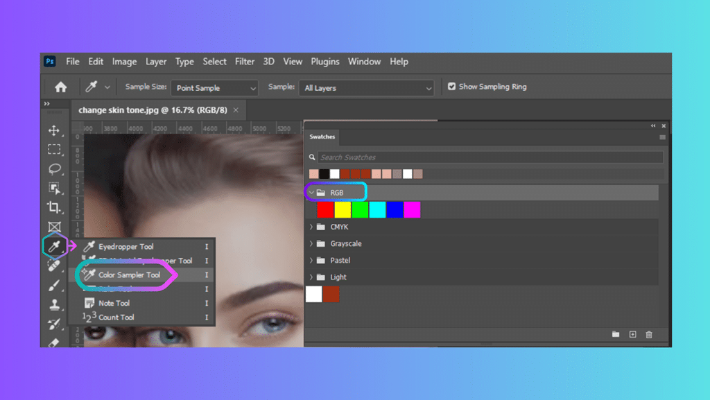 How to change skin tone or Color in Photoshop?
