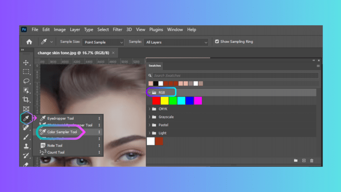 How to change skin tone or Color in Photoshop?