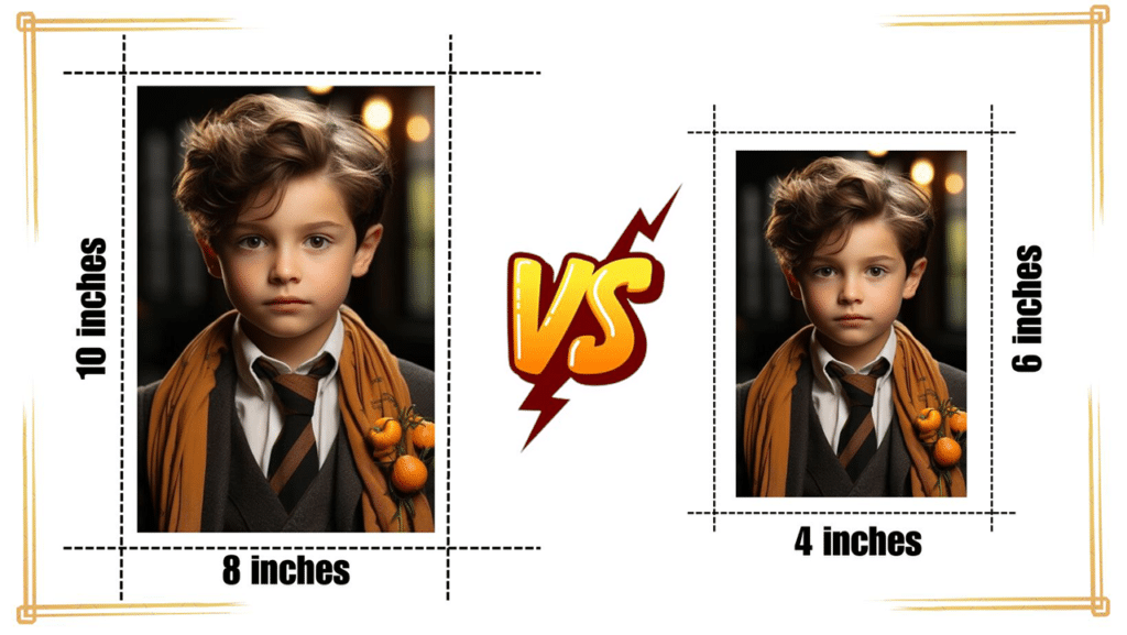 How big is a 4×6 photo | In different units