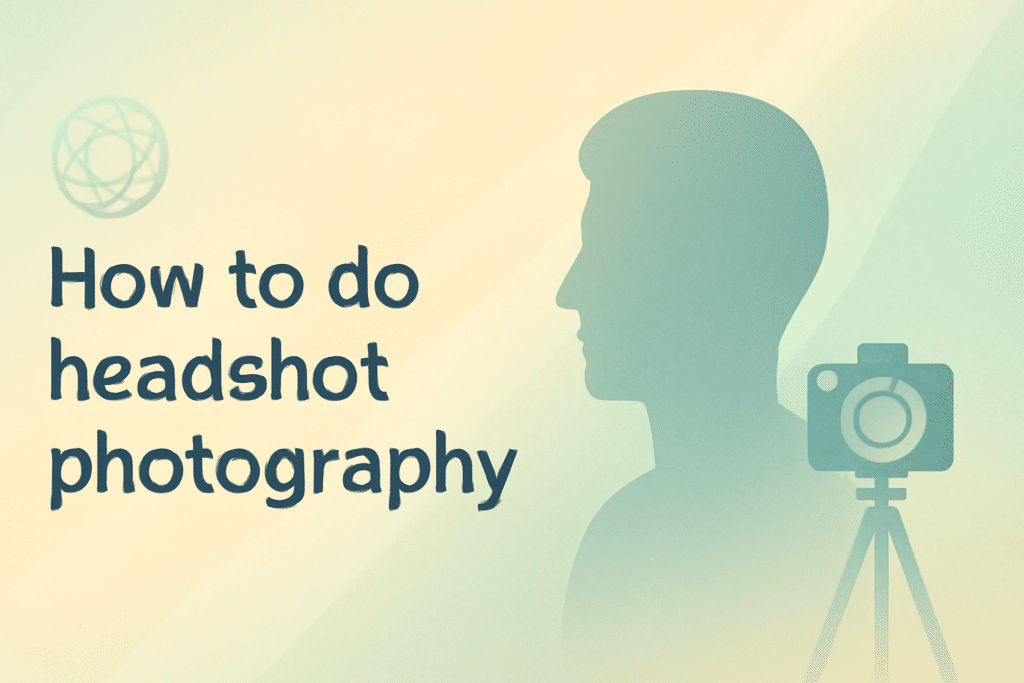 How to do headshot photography: A simple guideline