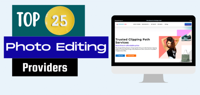 25 Top Photo Editing Providers for E-commerce Success